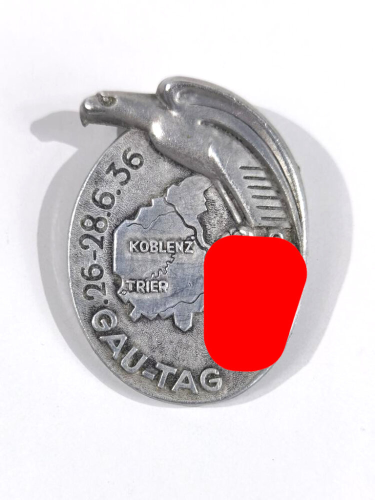 Leichtmetallabzeichen Gautag Koblenz Trier 1936, 55,00