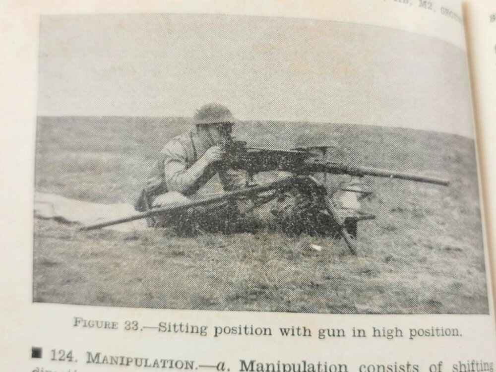 U.S. 1940 dated "FM 23-60, Browning Machine Gun, Caliber .50, HB, M2 ...