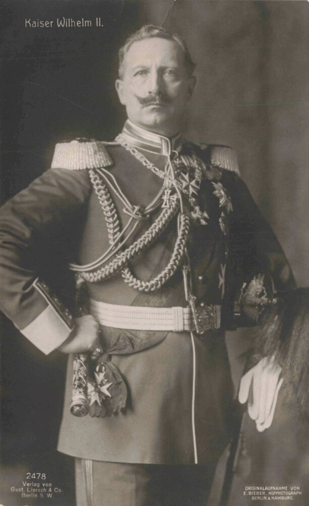 1. Weltkrieg, Ansichtskarte "Kaiser Wilhelm II.", 25,00