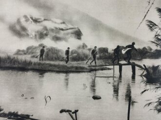 Die Wehrmacht "Ein U-Boot vor einem U-Boot-Bunker an der Atlantikküst