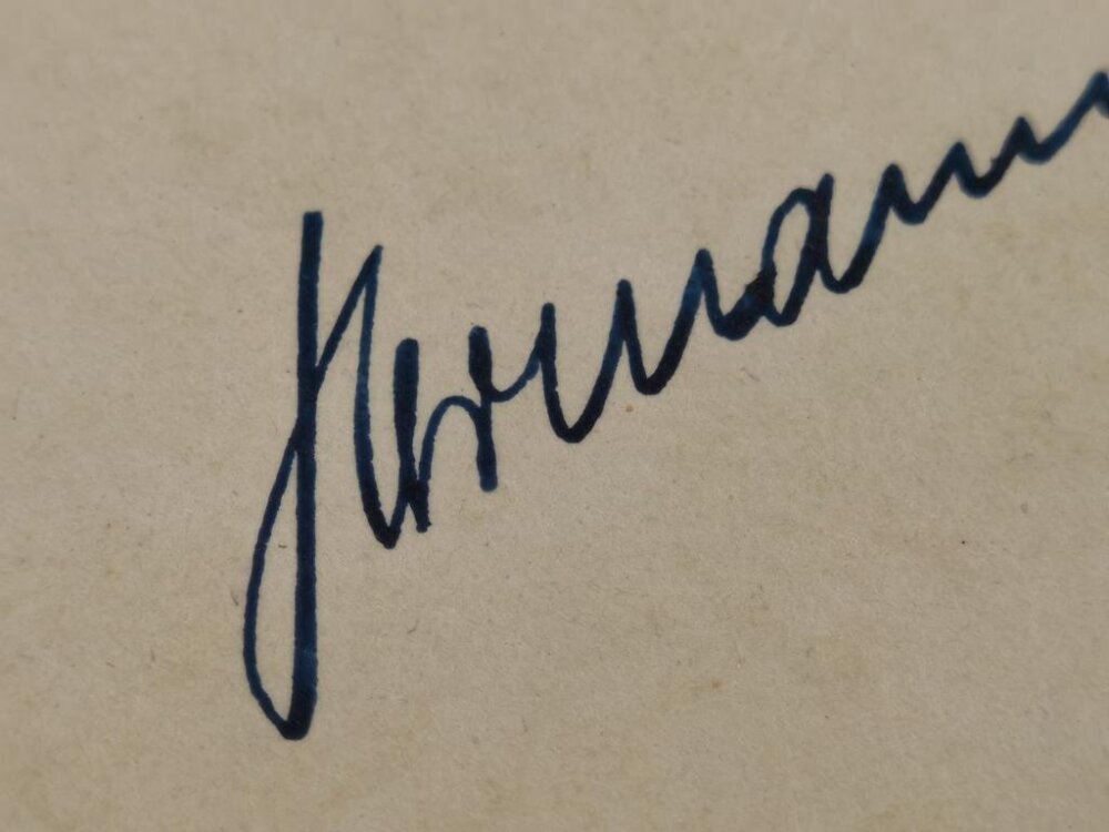 Hermann Göring, eigenhändige Unterschrift auf großformatiger Ernennun