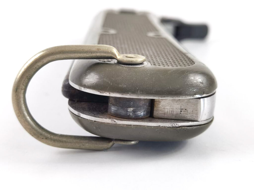 Bundeswehr Kappmesser (Fallmesser), zerlegt nach den gesetzlichen Bes