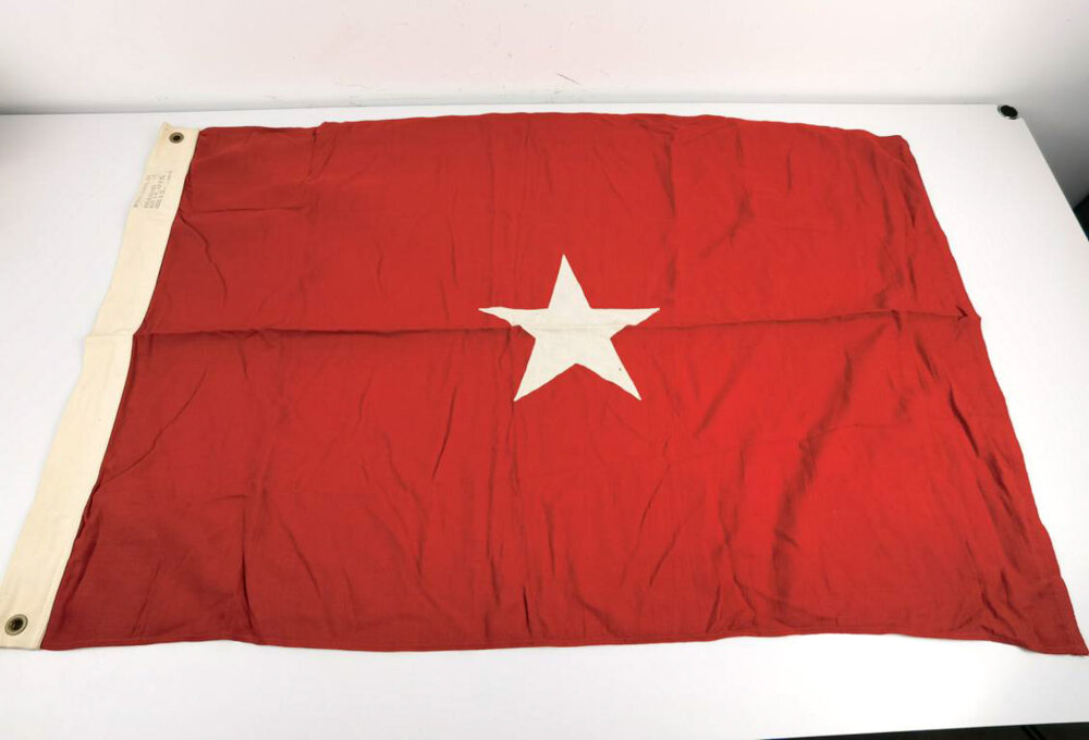 U.S. " Bridagier General" flag. Very good condition, 83 x 135cm, 80,0