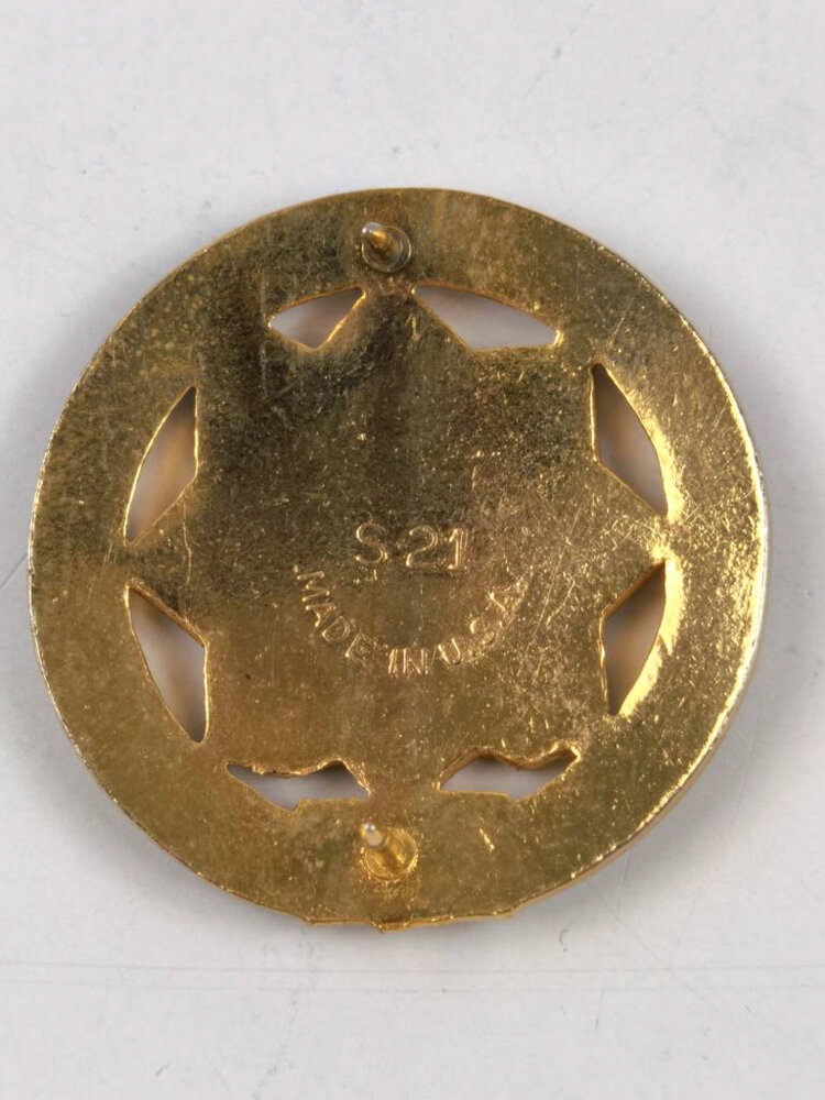 US Army Unit Crest: 1st Cavalry Regiment - Motto: ANIMO ET FIDE, 15,0