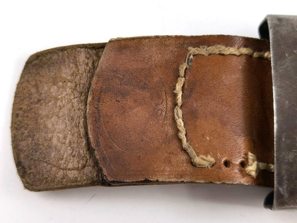 Heer, Koppelschloss für Mannschaften, die Lasche datiert 1941, entnaz