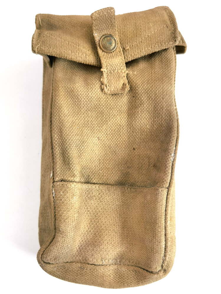 British 1943 dated pattern 1937 basic ammo pouch, used, 25,00