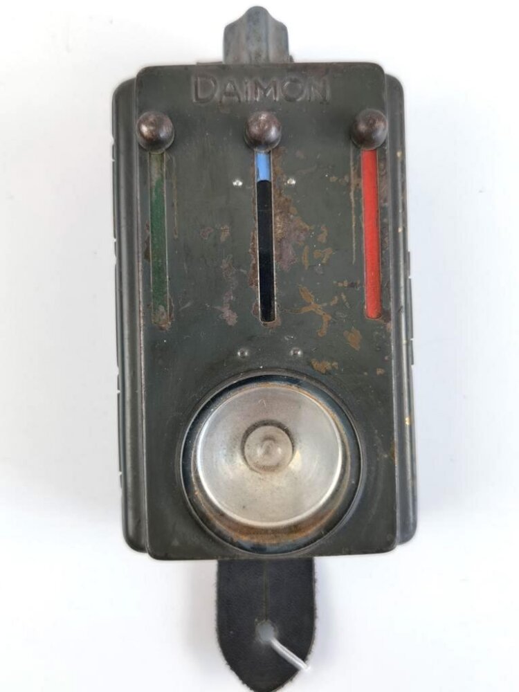 Taschenlampe DAIMON 2233, Originallack, Funktion nicht geprüft, 90,00