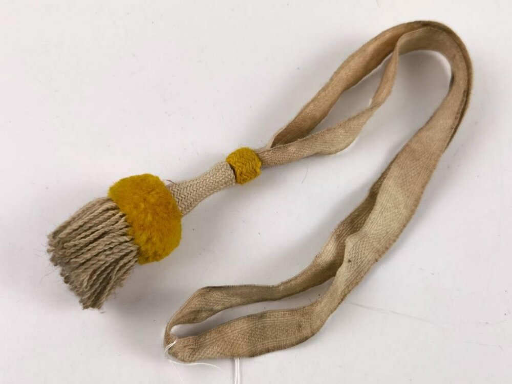 Kaiserreich und 1.Weltkrieg, Troddel für ein Seitengewehr. getragenes