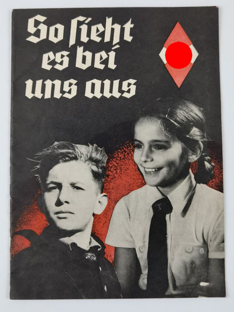 Werbeschrift des BDM "So sieht es bei uns aus" 1938 mit 18 Seiten, ca
