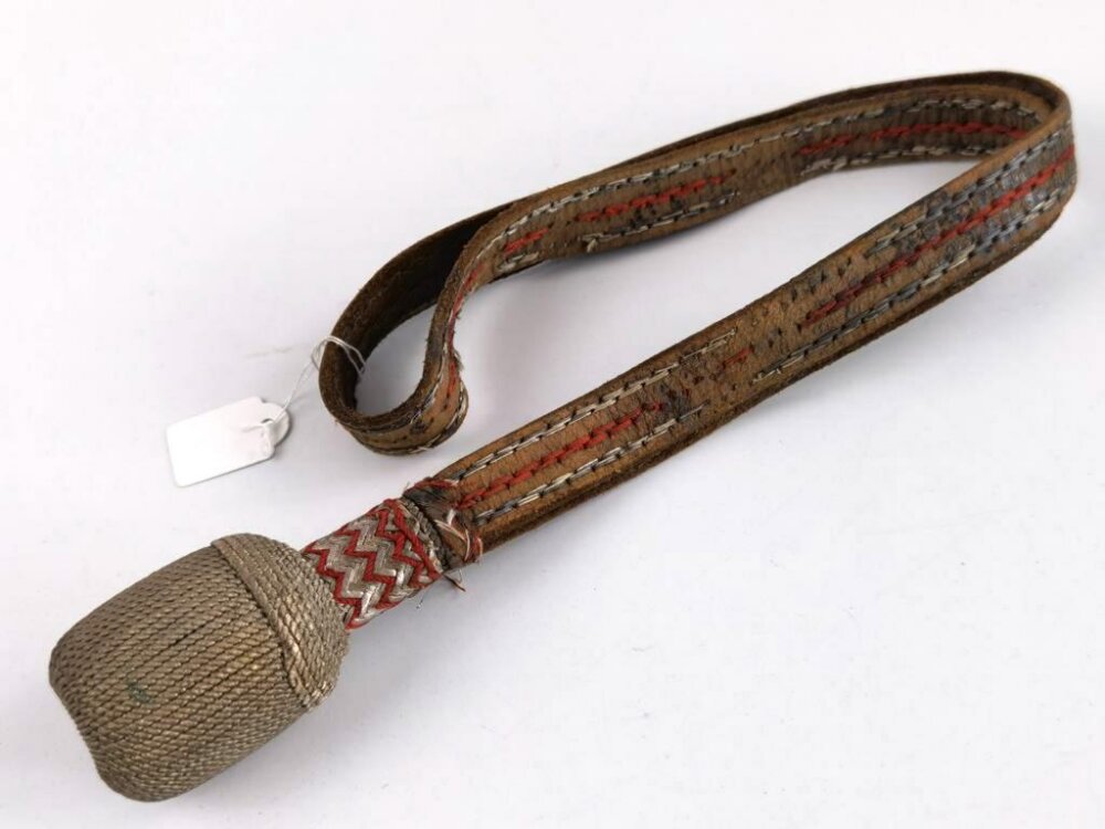 Hessen, Portepee zum Säbel für Offiziere, stärkere Altersspuren am Ba