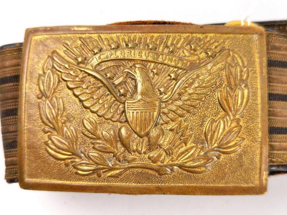 U.S. Civil War era, Federal Officers Eagle dress belt, 420,00
