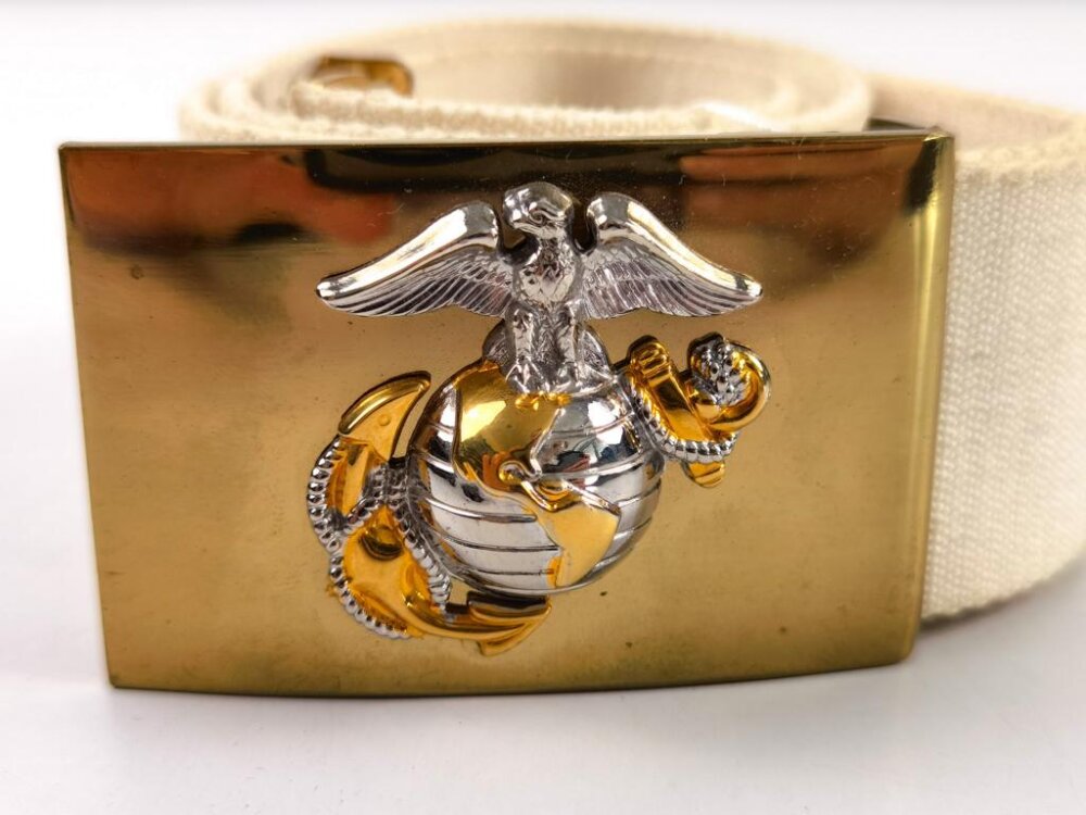 U.S.Marine Corps, Dress belt and buckle, emblem style adopted in 1955
