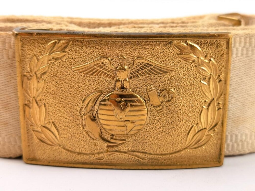 U.S.Marine Corps, Dress belt and buckle, emblem style adopted in 1955