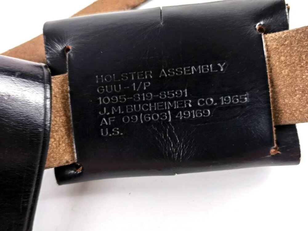 U.S. Military Police belt +, 1950/60´s dated. Used, 340,00