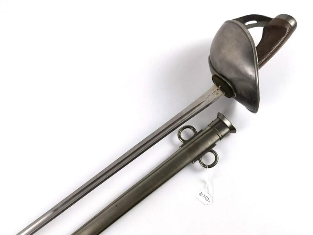 British pattern 1908 cavalry troopers sword made by Wilkinson. Used,