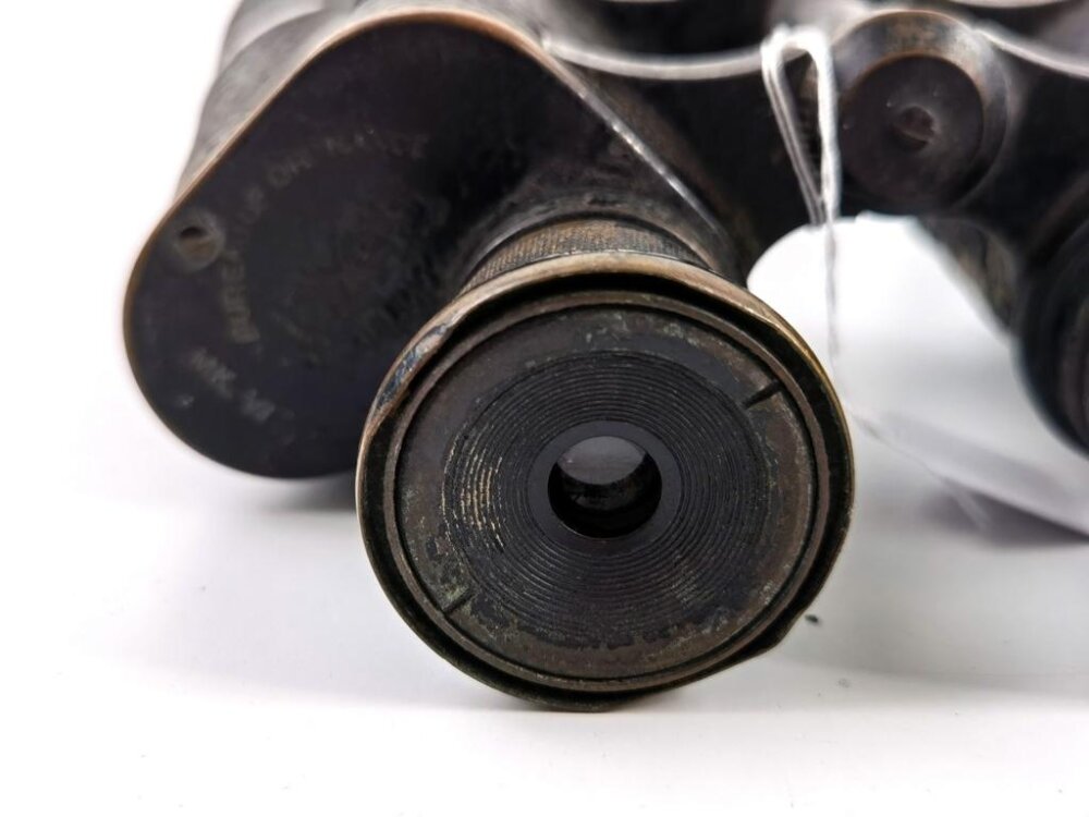 U.S. Navy MK VI 10 x 45 binoculars, most likely WWI era, made by US ...