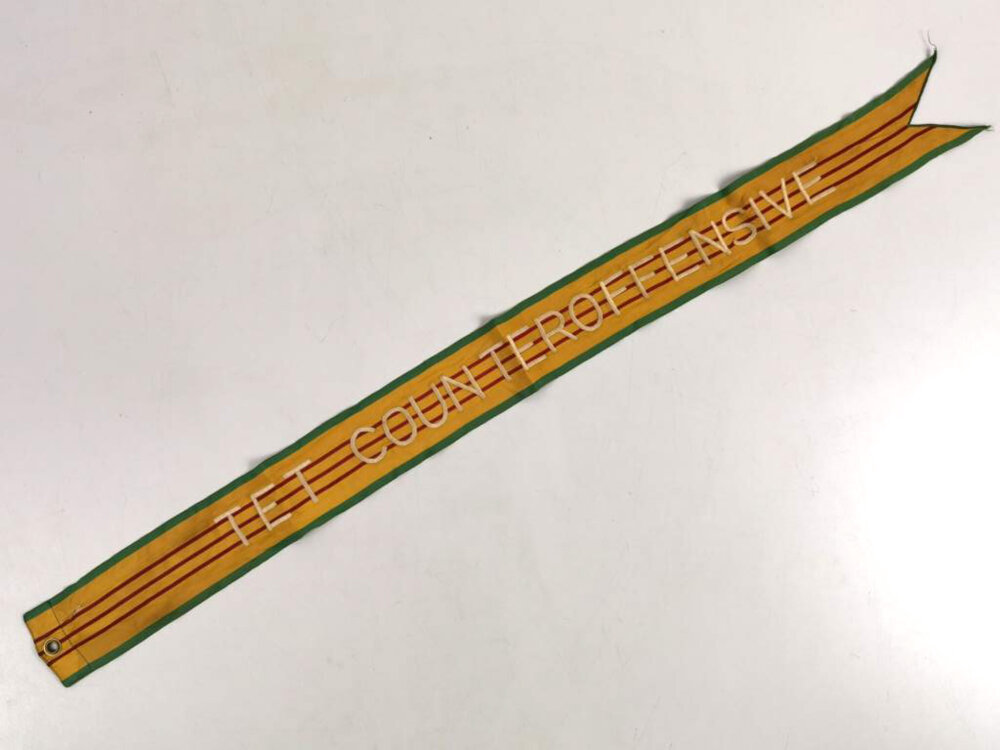 U.S. ARMY Battle Streamer for U.S. Army Flag, " TET / COUNTEROFFENSIV