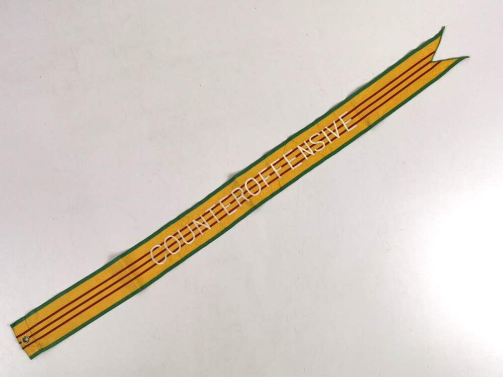 U.S. ARMY Battle Streamer for U.S. Army Flag, " COUNTEROFFENSIVE" 93c