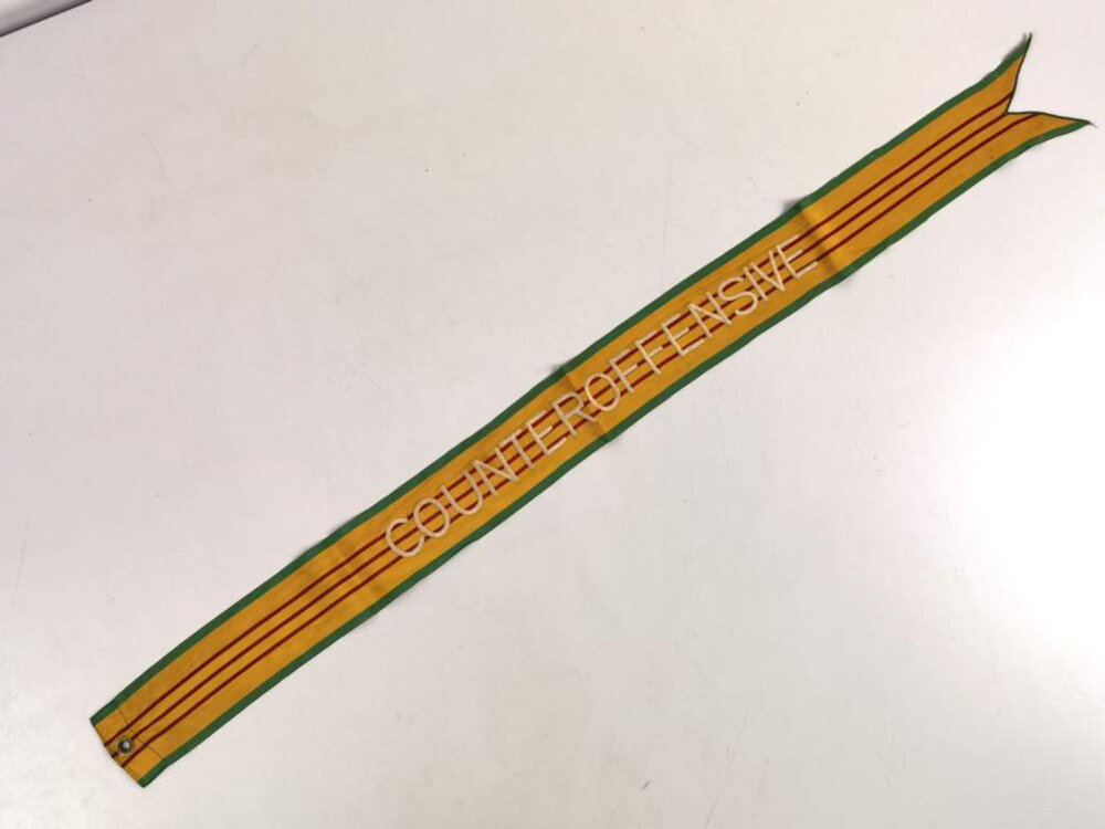U.S. ARMY Battle Streamer for U.S. Army Flag, " COUNTEROFFENSIVE" 93c