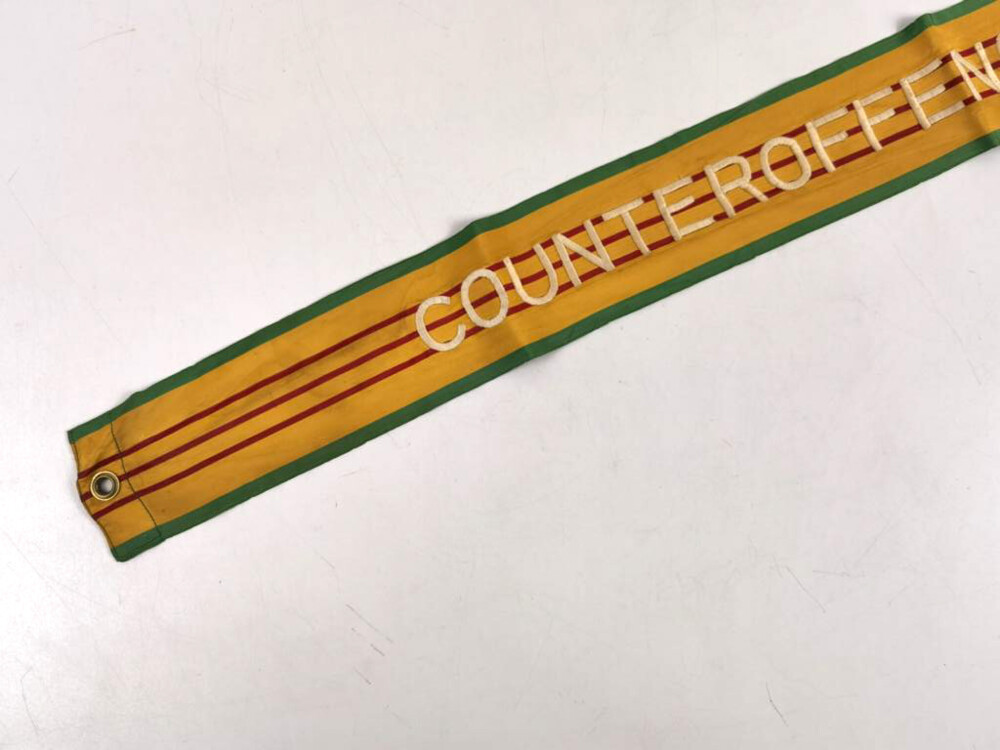 U.S. ARMY Battle Streamer for U.S. Army Flag, " COUNTEROFFENSIVE, PHA