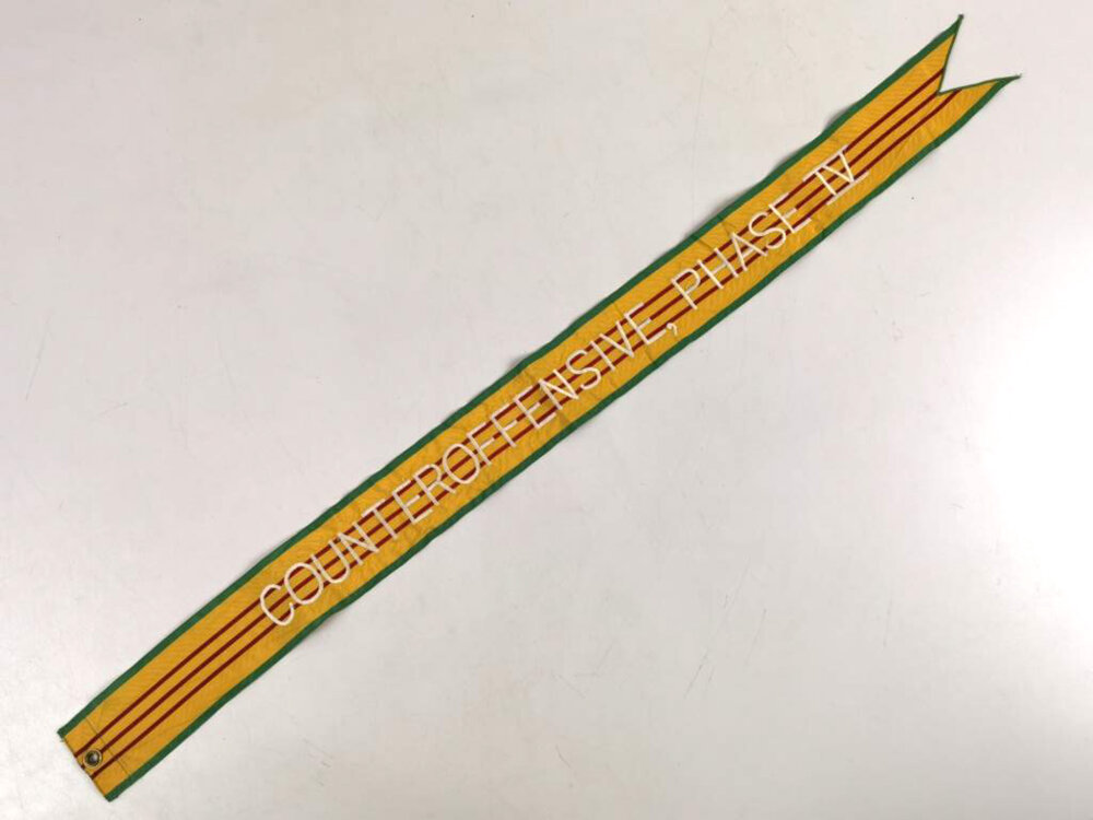 U.S. ARMY Battle Streamer for U.S. Army Flag, " COUNTEROFFENSIVE, PHA
