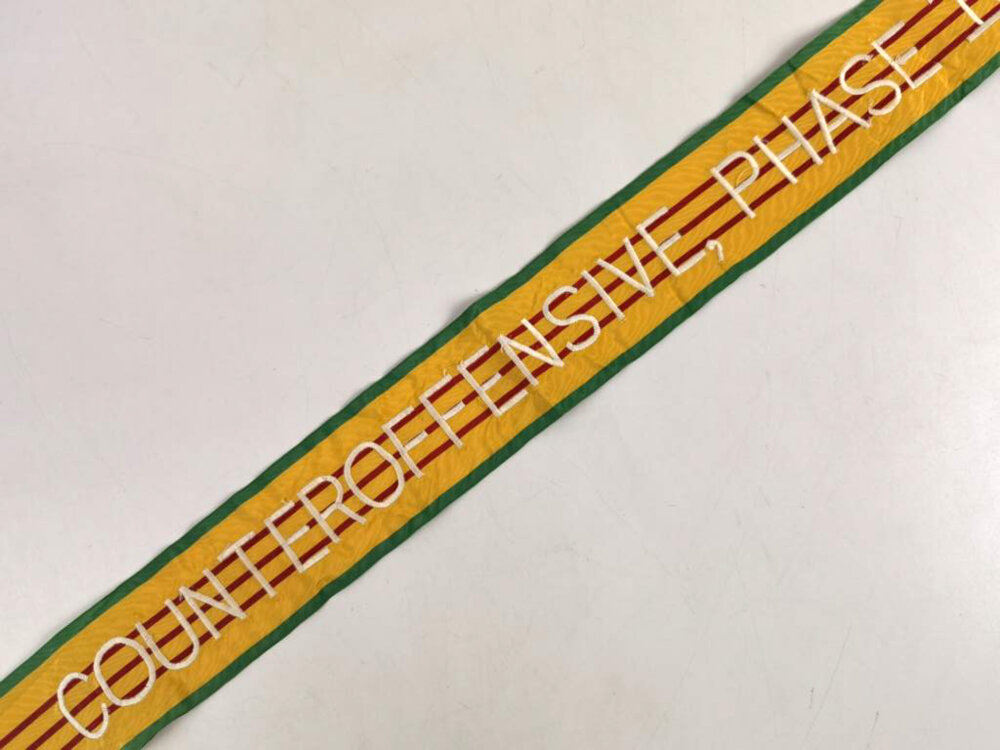 U.S. ARMY Battle Streamer for U.S. Army Flag, " COUNTEROFFENSIVE, PHA