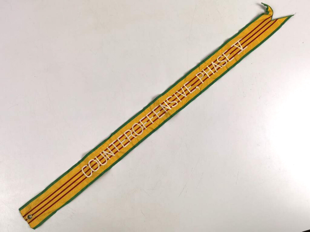 U.S. ARMY Battle Streamer for U.S. Army Flag, " COUNTEROFFENSIVE, PHA