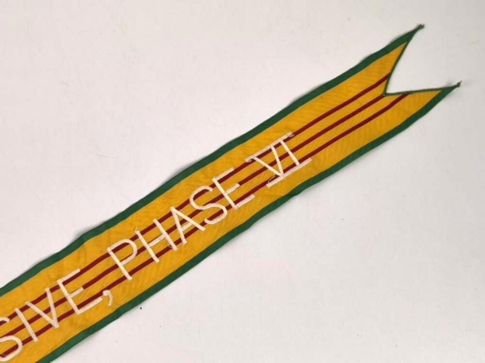 U.S. ARMY Battle Streamer for U.S. Army Flag, " COUNTEROFFENSIVE, PHA