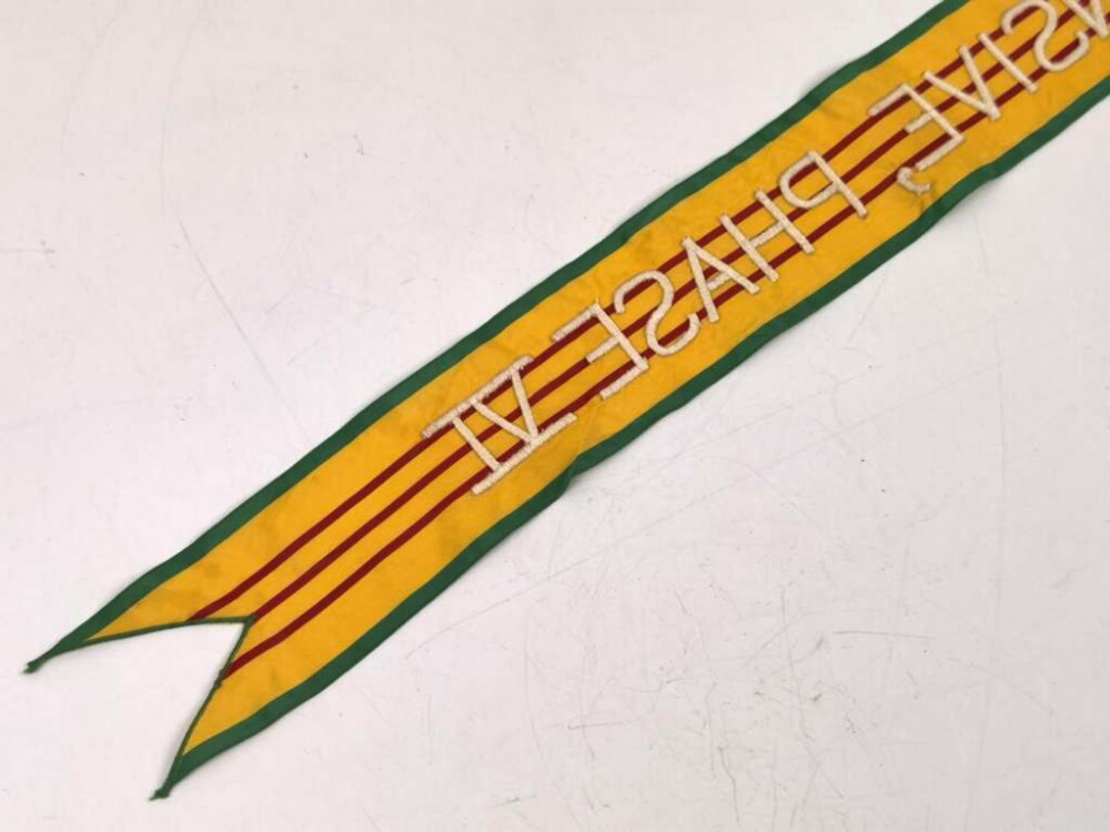 U.S. ARMY Battle Streamer for U.S. Army Flag, " COUNTEROFFENSIVE, PHA