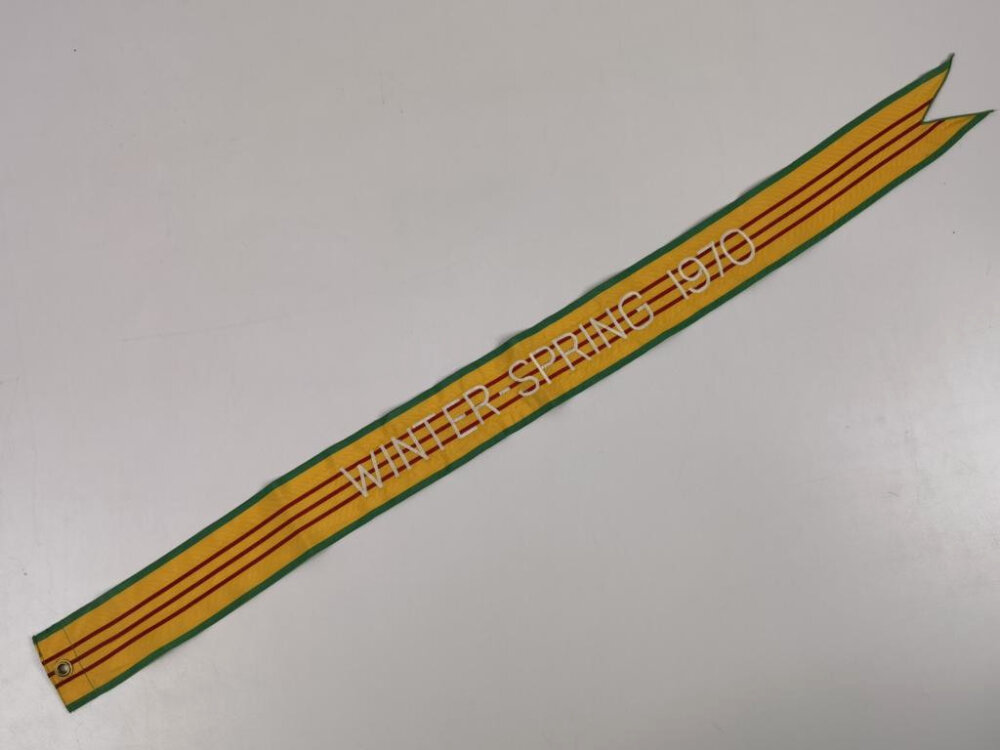 U.S. ARMY Battle Streamer for U.S. Army Flag, " WINTER - SPRING 1970