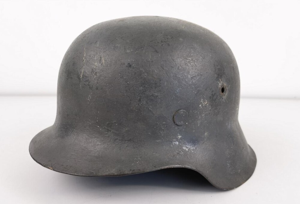 Stahlhelm Glocke Wehrmacht Heer Modell 1942. Originallack, EF68, das