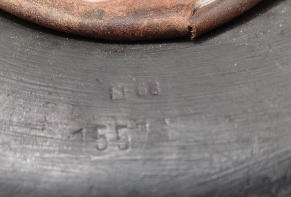 Stahlhelm Glocke Wehrmacht Heer Modell 1942. Originallack, EF68, das ...