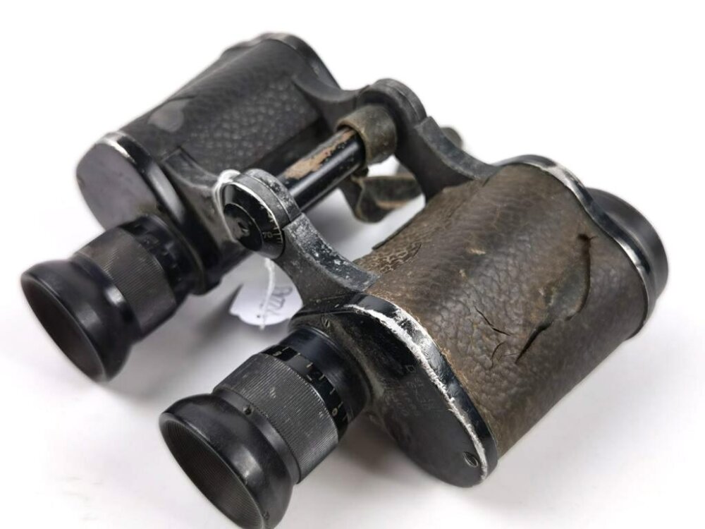 Dienstglas 6x30 der Wehrmacht. Hersteller eso. Optik in Ordnung, kein