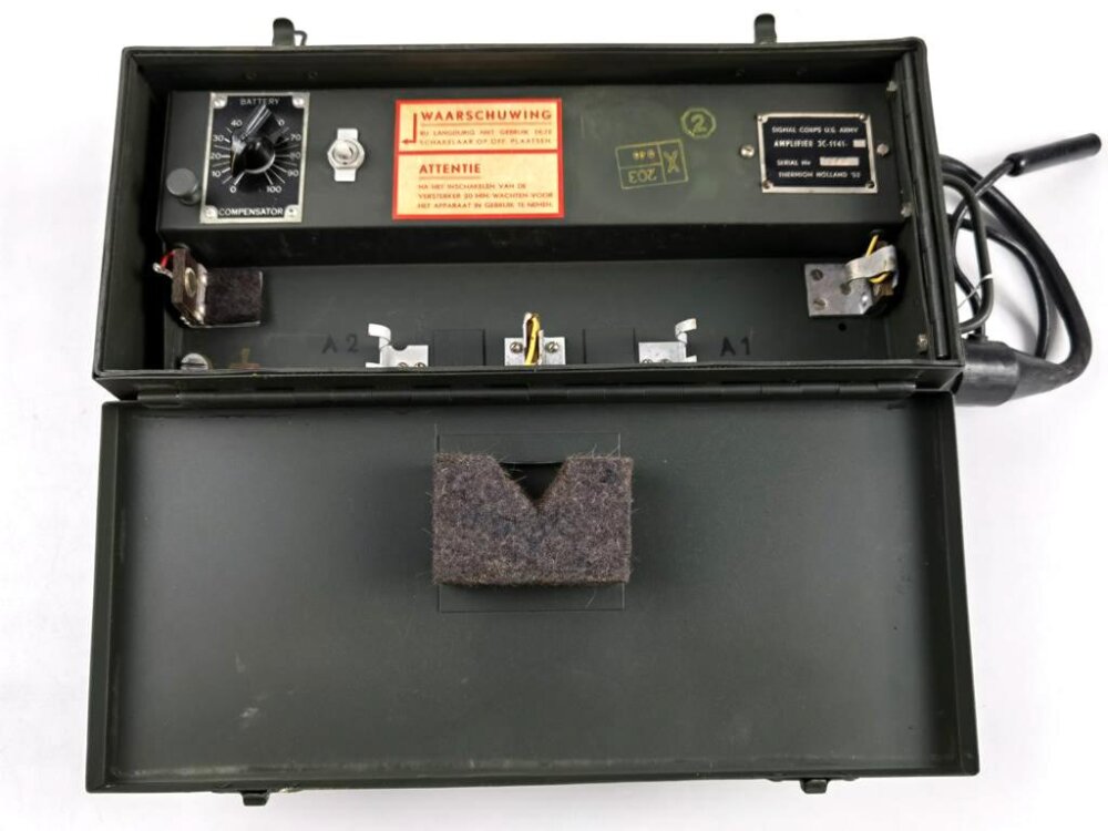 Niederlande / U.S. Army Signal Corps, Amplifier for Mine Detector Set