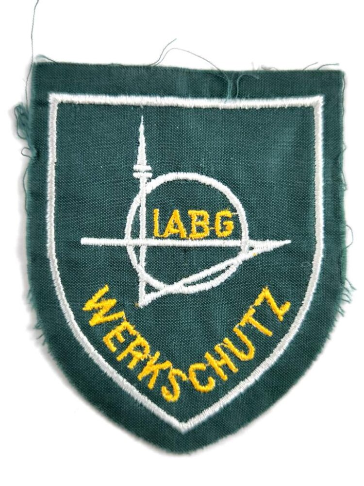 Ärmelabzeichen, IABG Werkschutz, 20,00