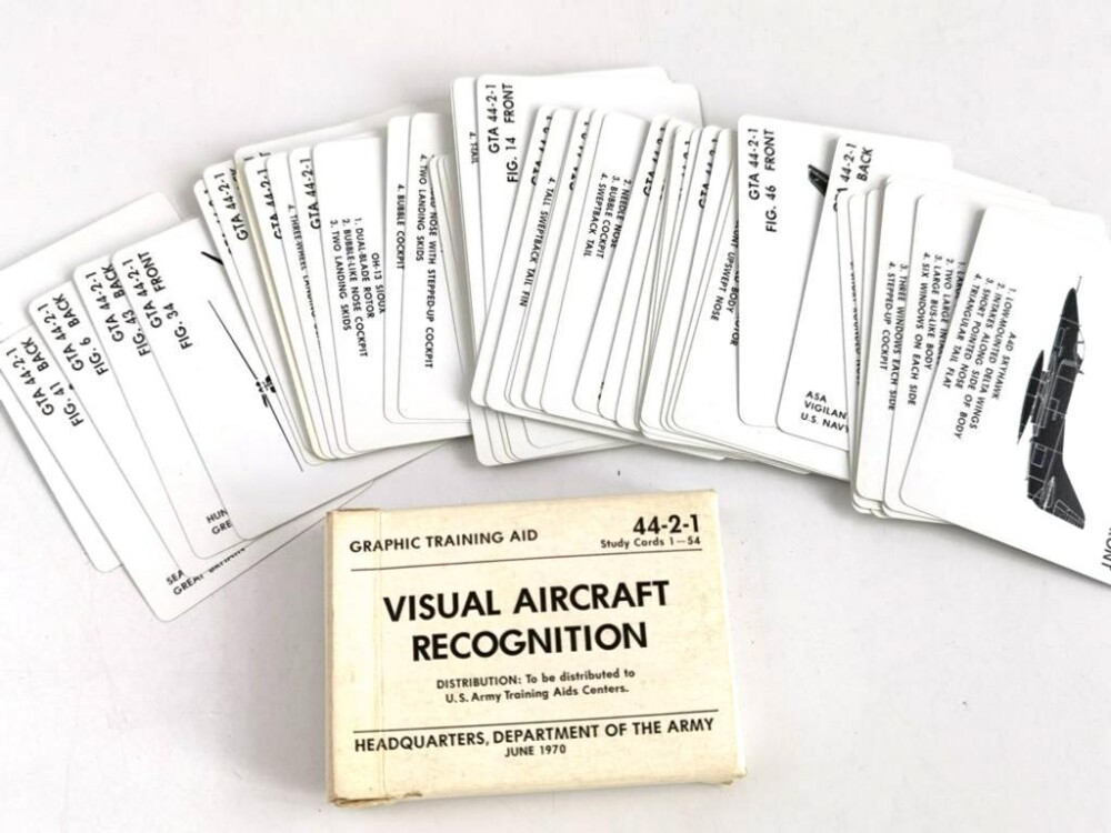 U.S. 1970 dated " Visual Aircraft Recognition" used, good condition,