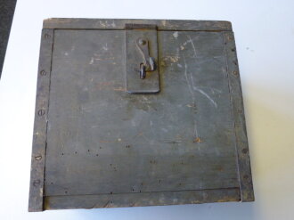 Panzergranate für 2cm Becker Kanone, Transportkasten deutsch 1.Weltkr