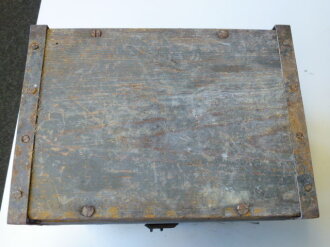 Panzergranate für 2cm Becker Kanone, Transportkasten deutsch 1.Weltkr