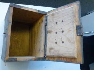 Panzergranate für 2cm Becker Kanone, Transportkasten deutsch 1.Weltkr