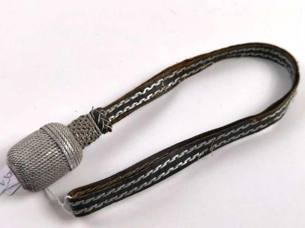 Portepee zum Säbel für Offiziere des Heeres. Getragenes Stück, 70,00