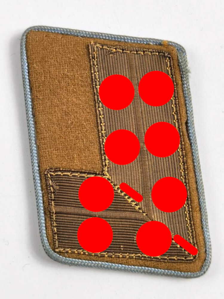 NSDAP einzelner Kragenspiegel für einen Zellenleiter in der Ortsgrupp