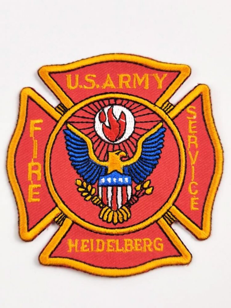 " U.S. Army Fire Service Heidelberg " Ärmelabzeichen, 10,00