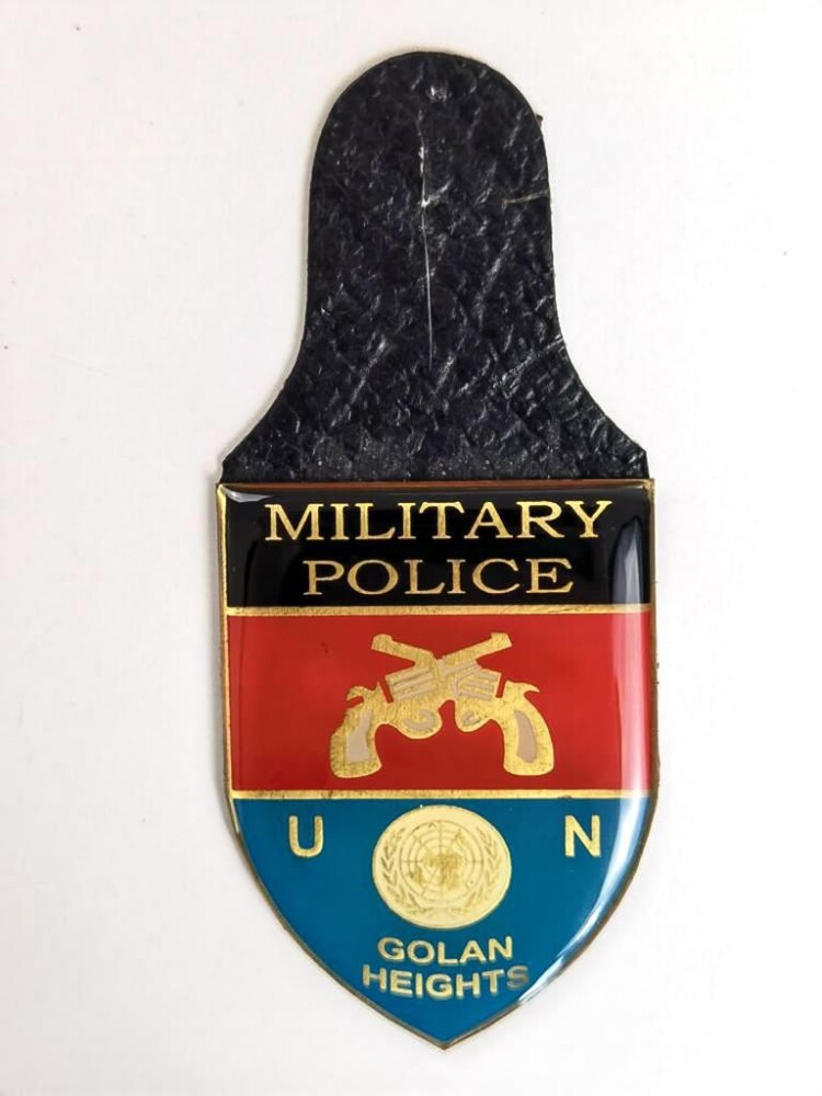 UNO, Brustanhänger " MILITARY POLICE UN GOLAN HEIGHTS" Golanhöhe Mili