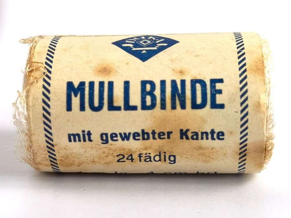 "Mullbinde mit gewebter Kante", 4cm Breit, 15,00