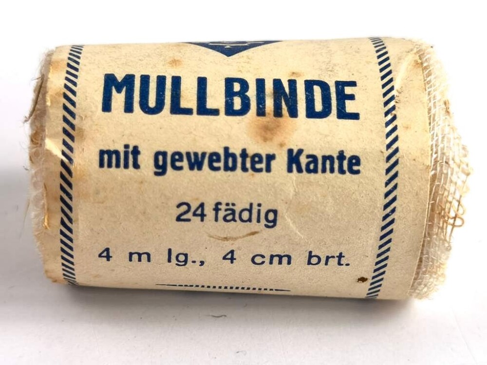 "Mullbinde mit gewebter Kante", 4cm Breit, 15,00