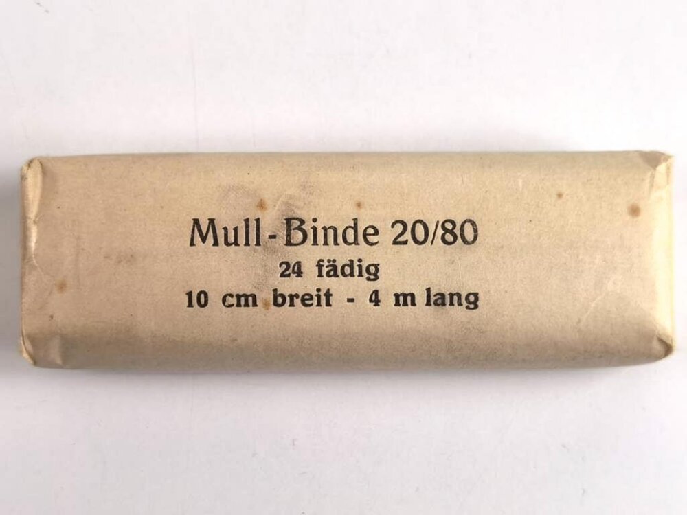 Mullbinde 10cm Breit, datiert 1939, 20,00