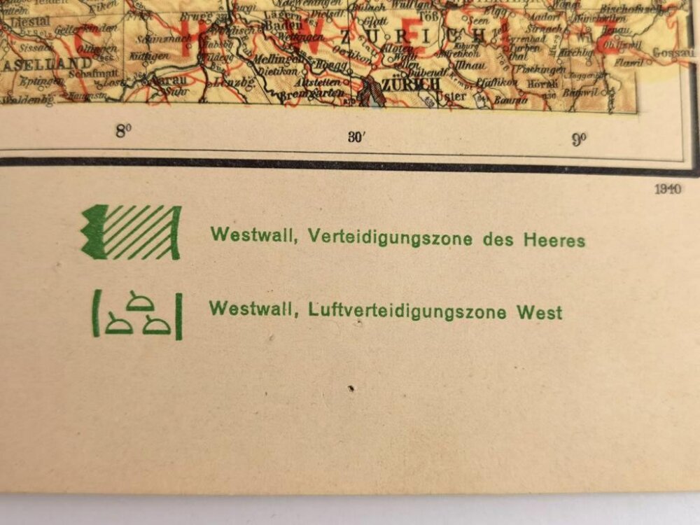 "Unsere Westgrenze mit Westwall und Maginotlinie" Velhagen & Klasings