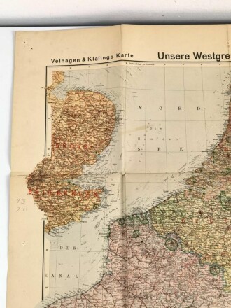 "Unsere Westgrenze mit Westwall und Maginotlinie" Velhagen & Klasings