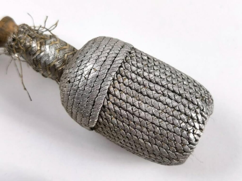 Portepee zum Dolch für Offiziere der Luftwaffe. Stark getragen, 30,00