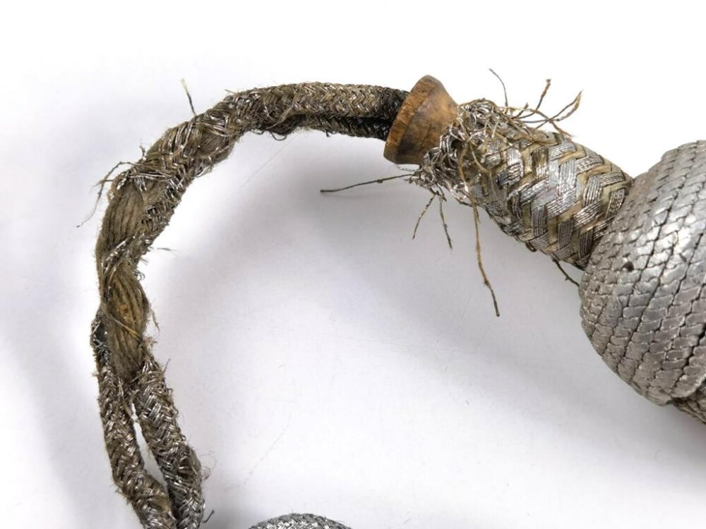 Portepee zum Dolch für Offiziere der Luftwaffe. Stark getragen, 30,00